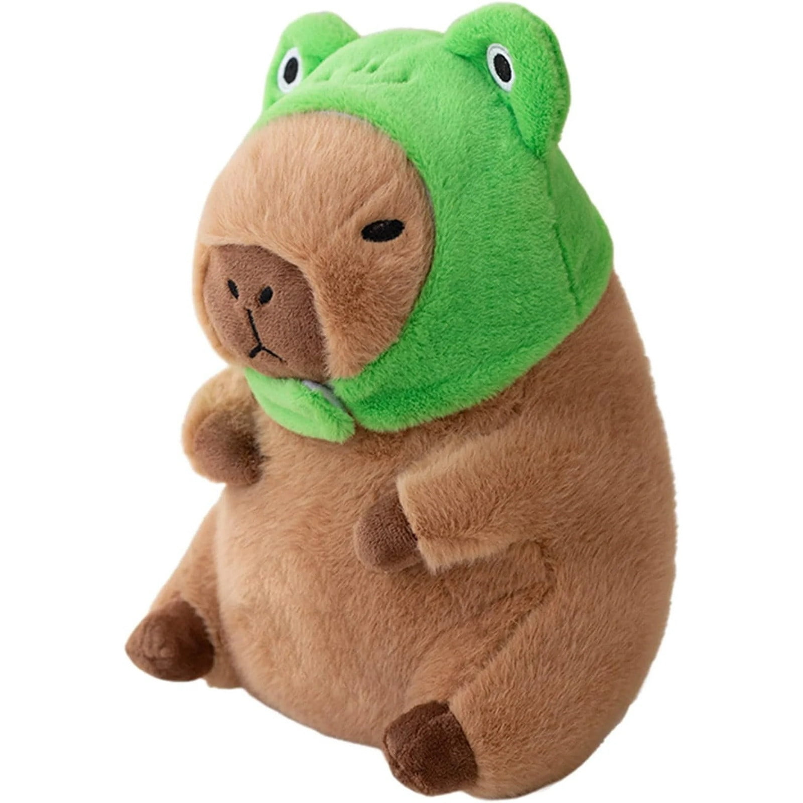 15.75" Capybara Plushies Toy, Cuddly & Soft Frog Capybara Stuffed ...