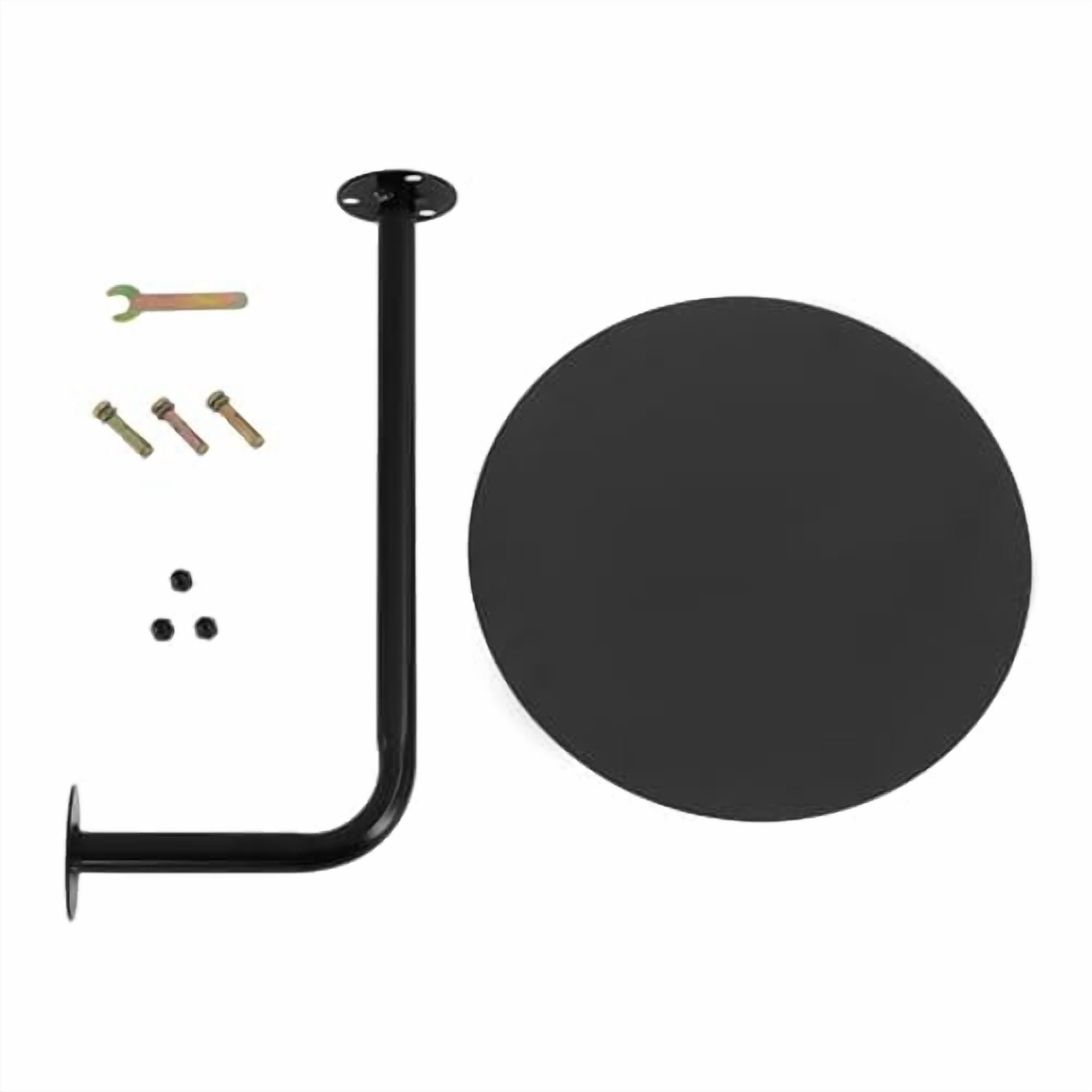15.75 Inch Wall Mounted Bar Table, Round High Pub Table Modern Small ...
