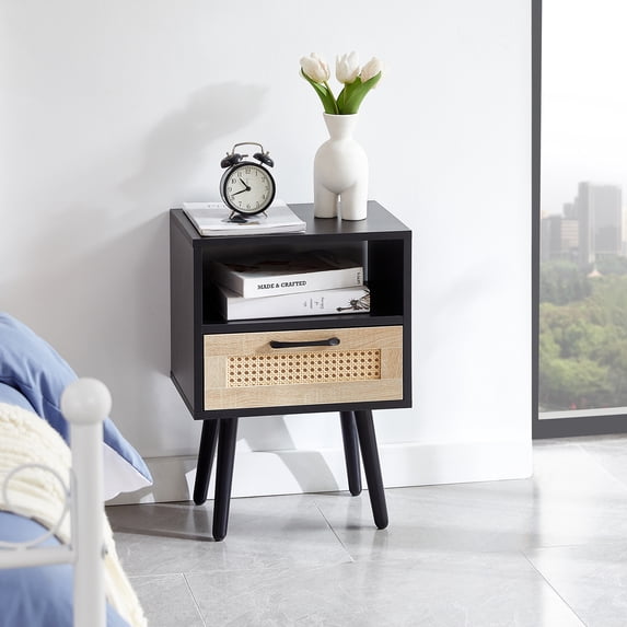 15.75" Nightstands Set of 2, End Table, Nightstand, Side Table with ...