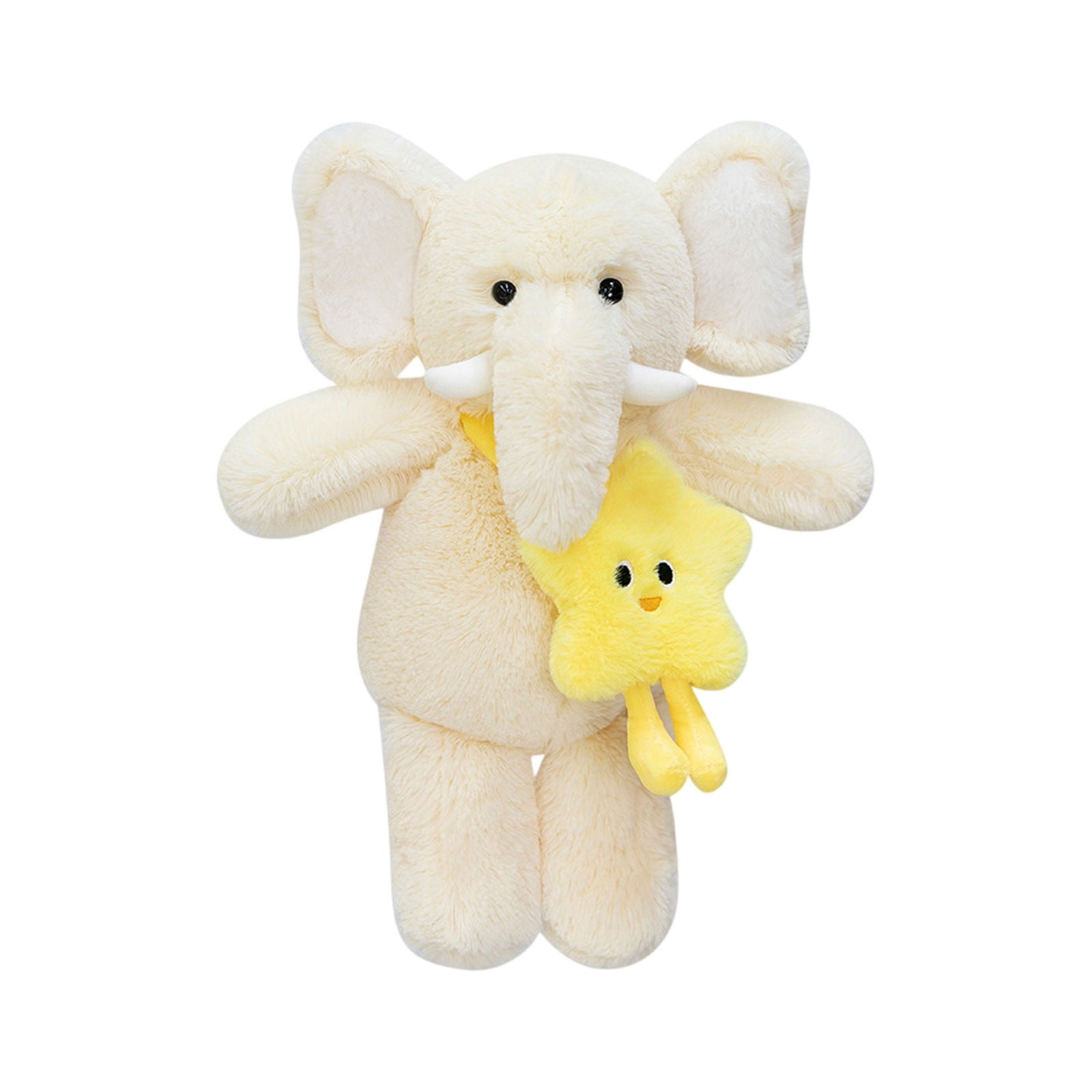 15.75" Soft Animal Elephant Plush Toy, Elephant with Star, Adorable ...