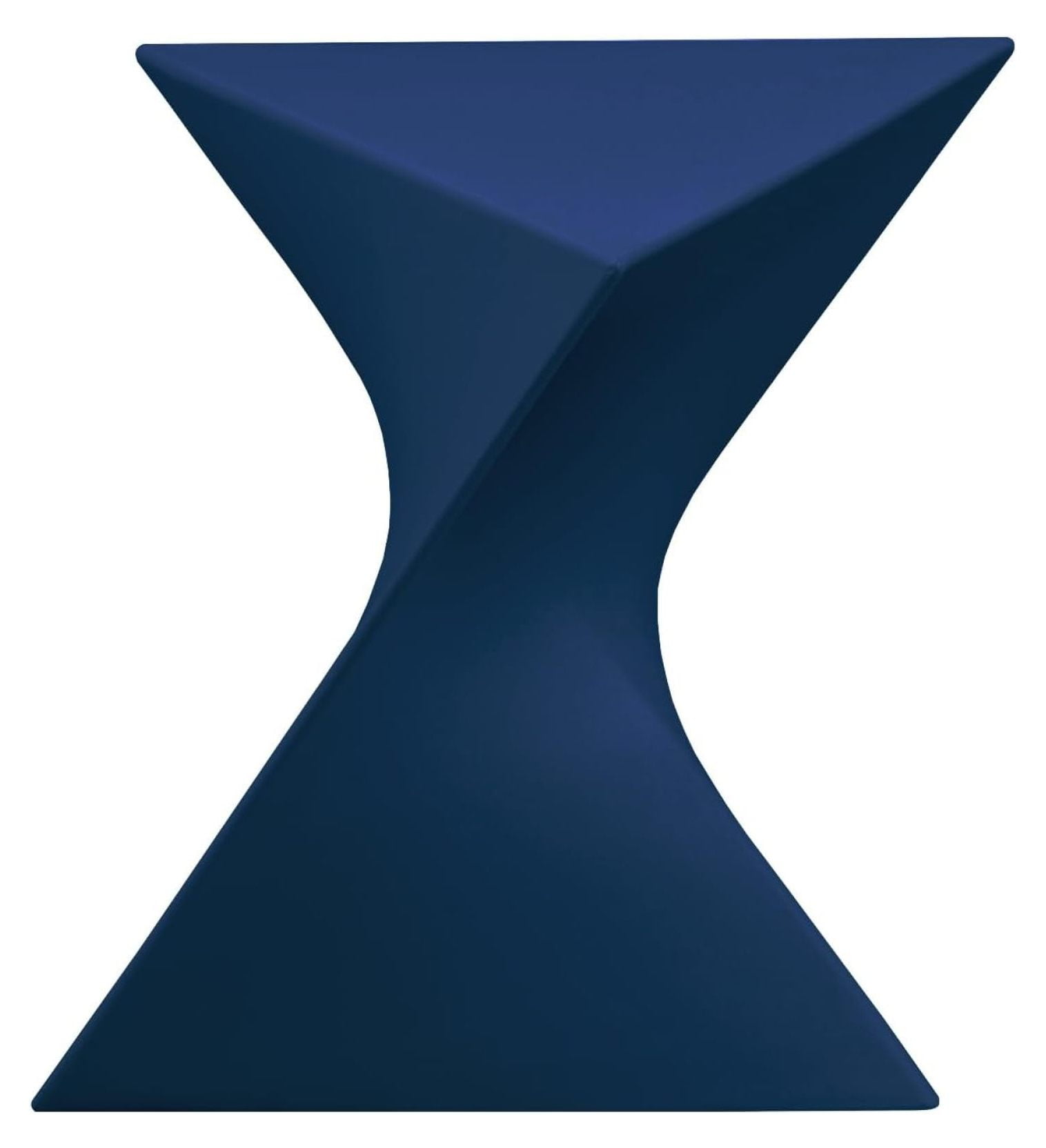 15.75" Stackable Side Table Weather Resistant Versatile Plastic ...