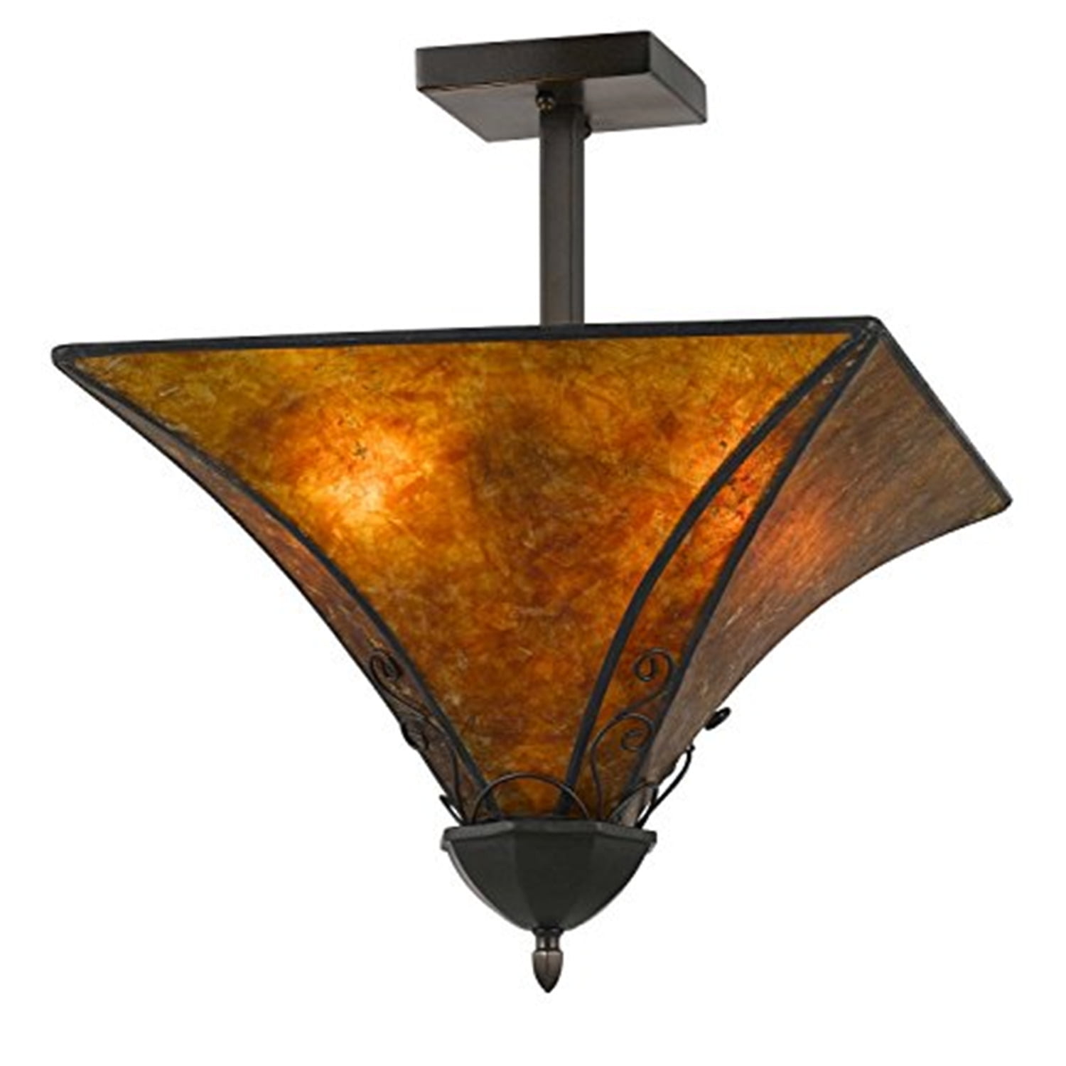 15.75" Tall Mica Metal Fixture-Color:Mica,Finish:Mica,Material:Mica ...