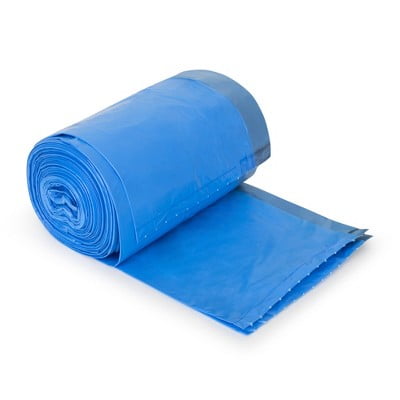 15.75"x28" Blue Recycling Bags - 100 Count, Perfect Fit for Code D ...