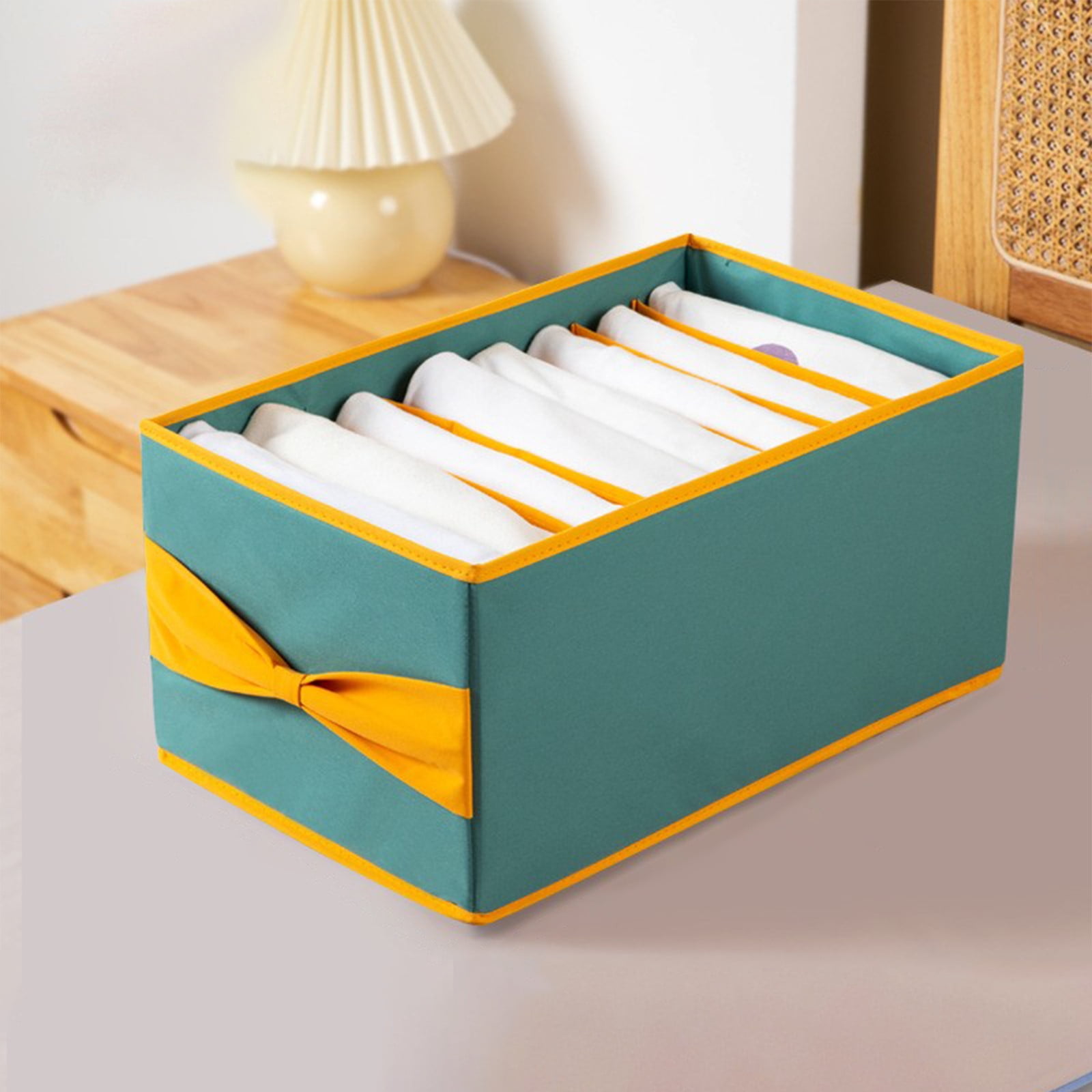 15.75in Foldable Closet Organizer - 3-Tier Polyester Shelf Divider with ...