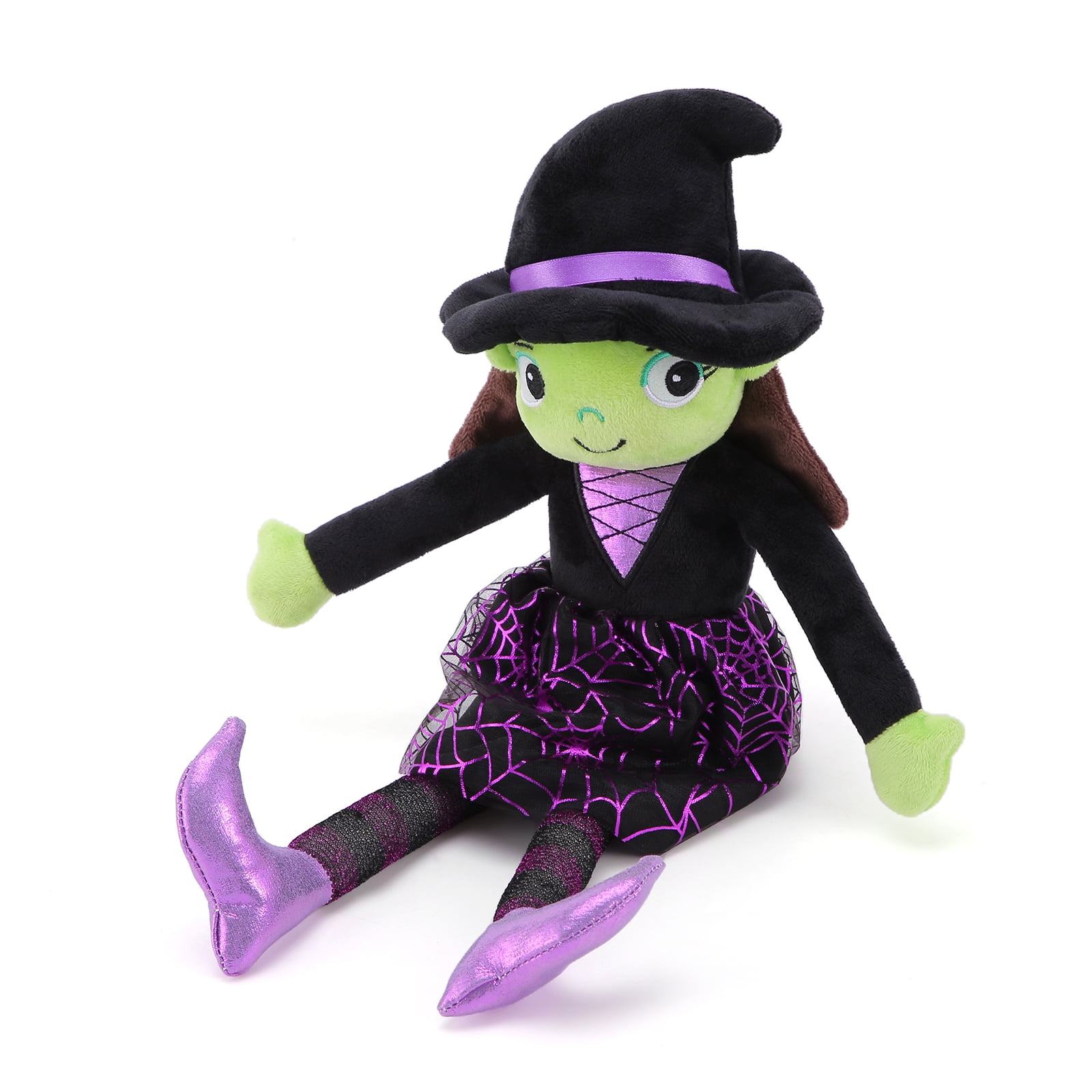 15.75inch Halloween Witch Plush Toy Cute Little Witch Doll Stuffed ...