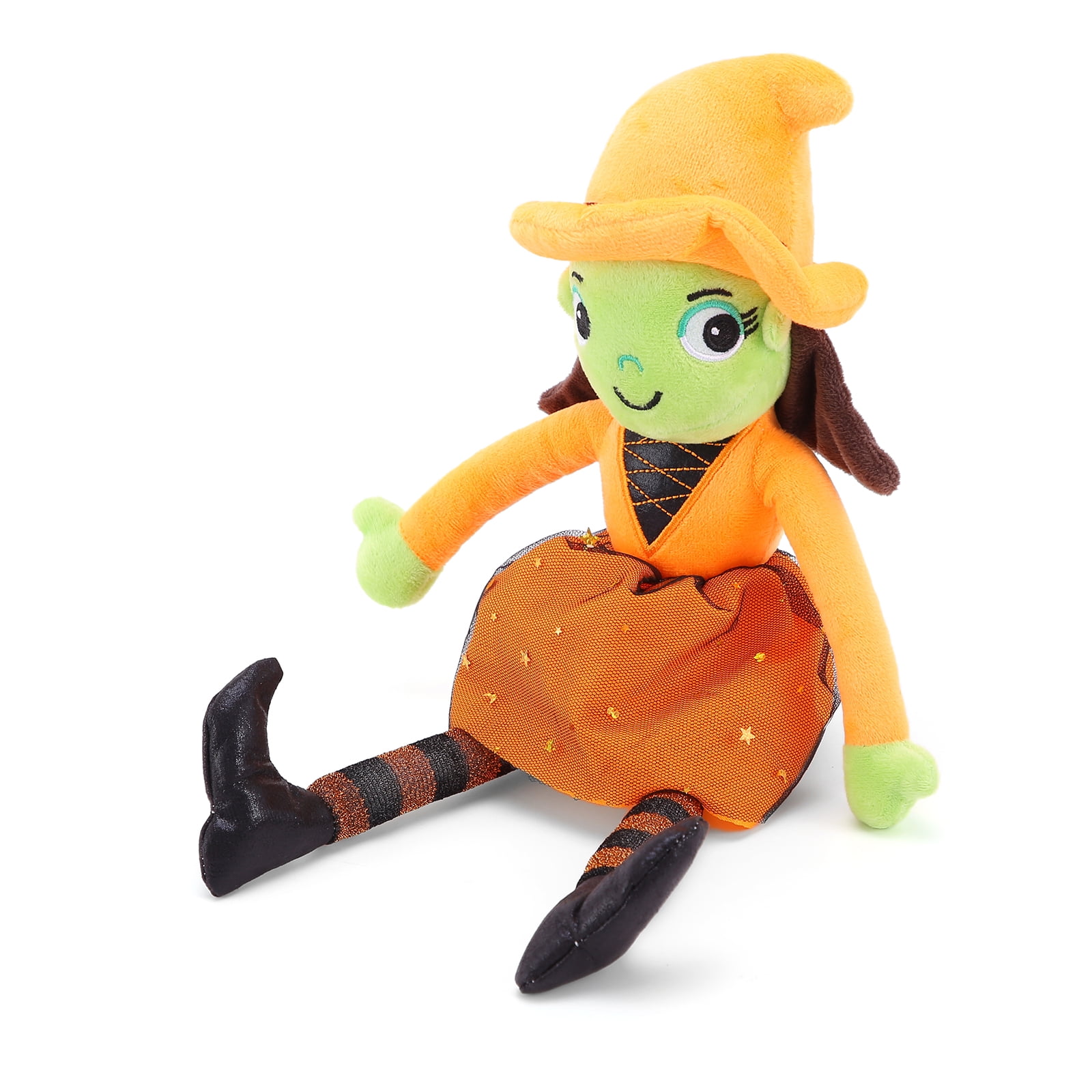 15.75inch Halloween Witch Plush Toy Cute Little Witch Doll Stuffed ...