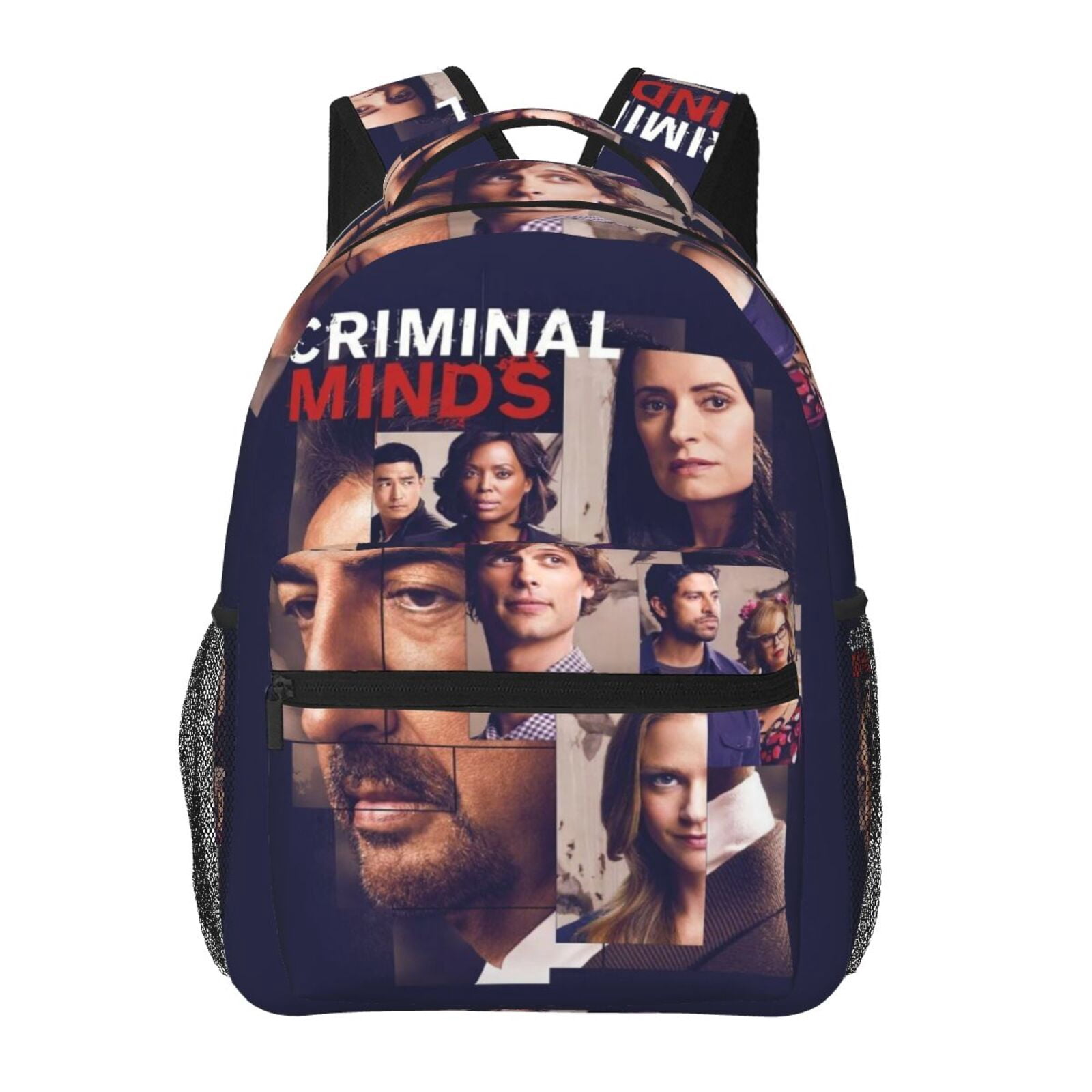 15.7In Criminal Minds Backpack Lightweight Travel Casual Daypack 3D ...