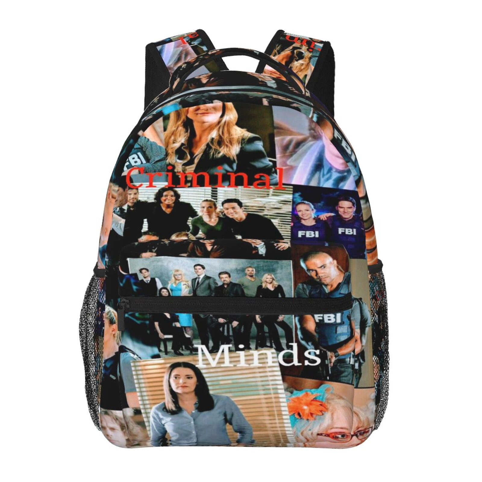 15.7In Criminal Minds Backpack Lightweight Travel Casual Daypack 3D ...