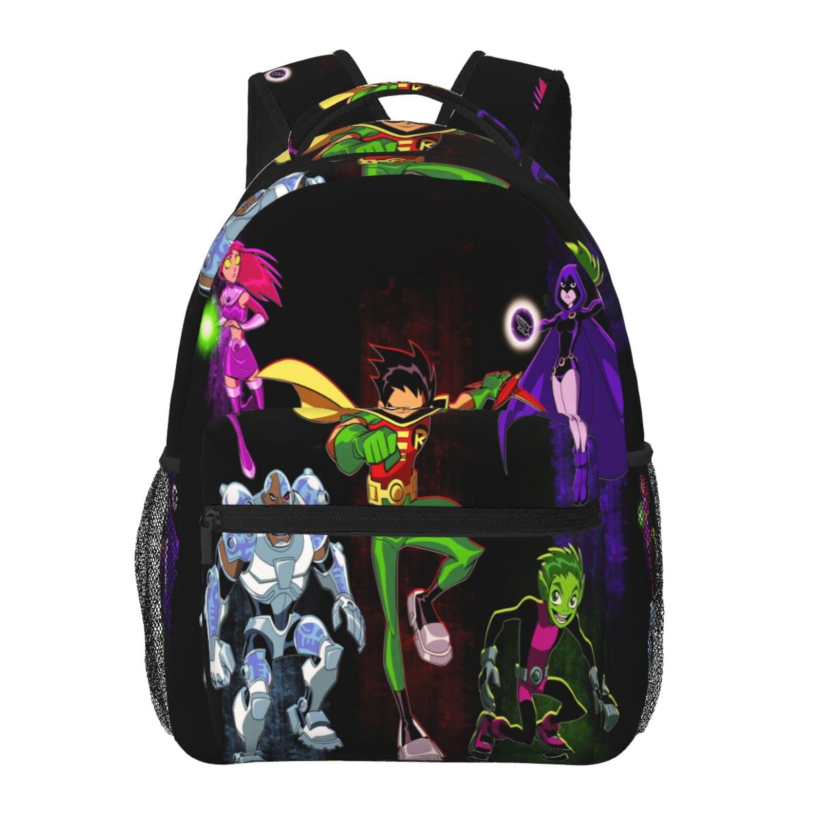 15.7In Teen Titans G0 Backpack Lightweight Travel Casual Daypack 3D ...