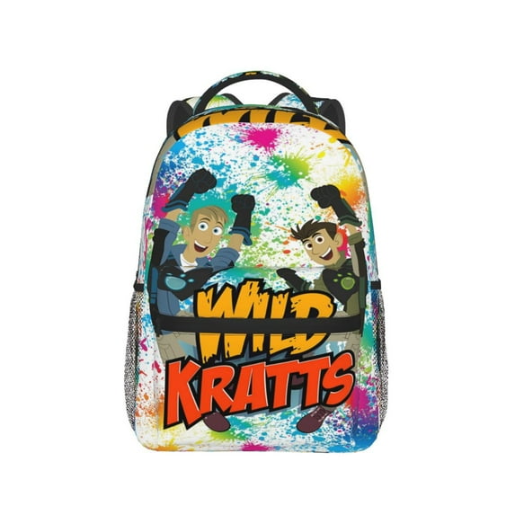 15.7In Wild Kra-,tt Backpack Cute 3D Print Backpack Bookbag Daypack ...