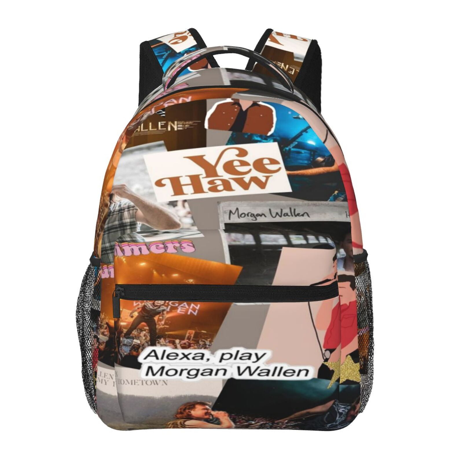 15.7Inch Morgan Wallen Backpack Lightweight Travel Casual Daypack 3D ...