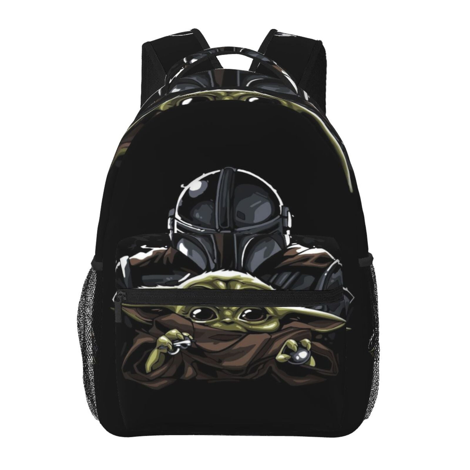 15.7in Baby Yoda Backpack With Large Pocket Lightweight School Bag ...