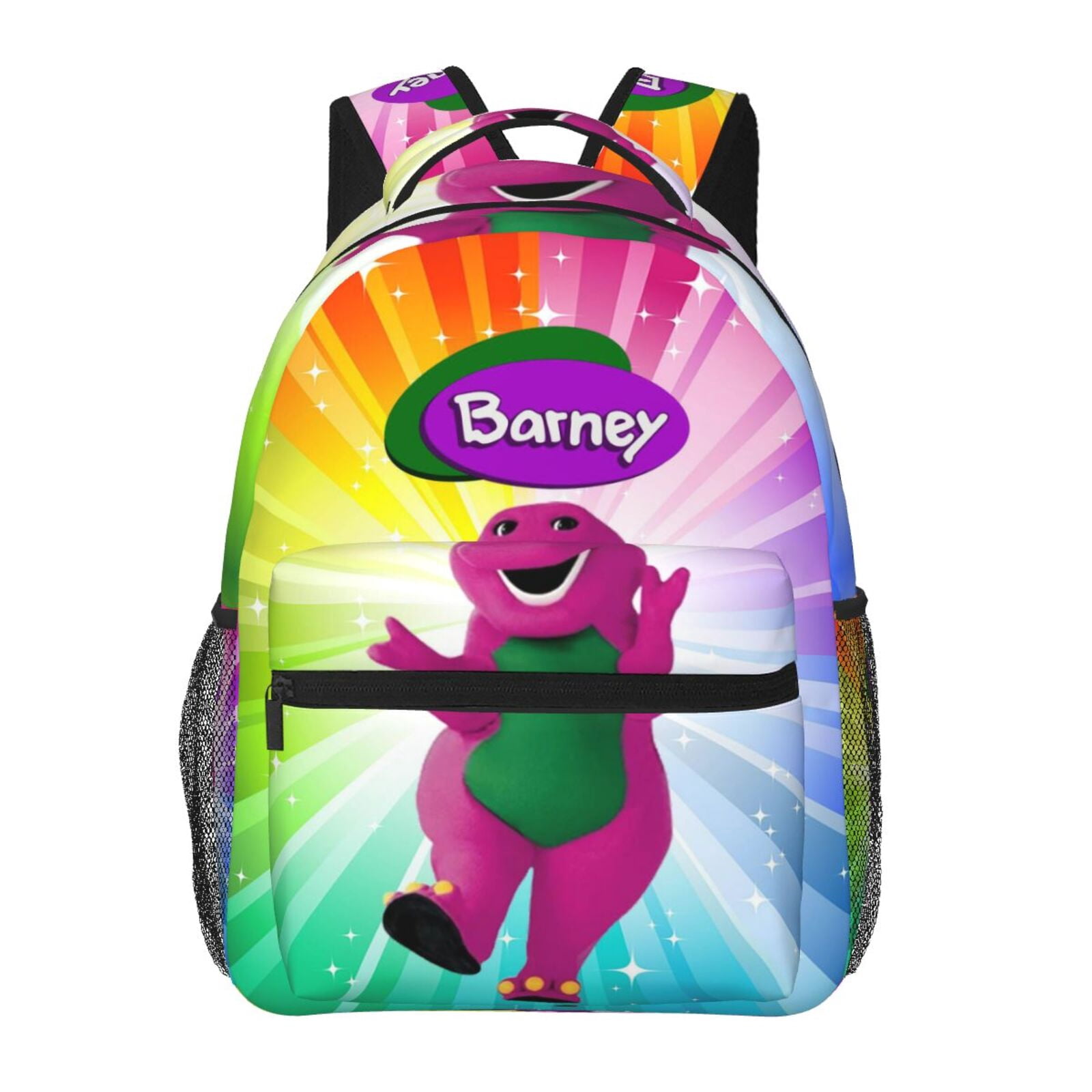15.7in Barney Dinosaur Friends Backpack with Front Pocket Lightweight ...