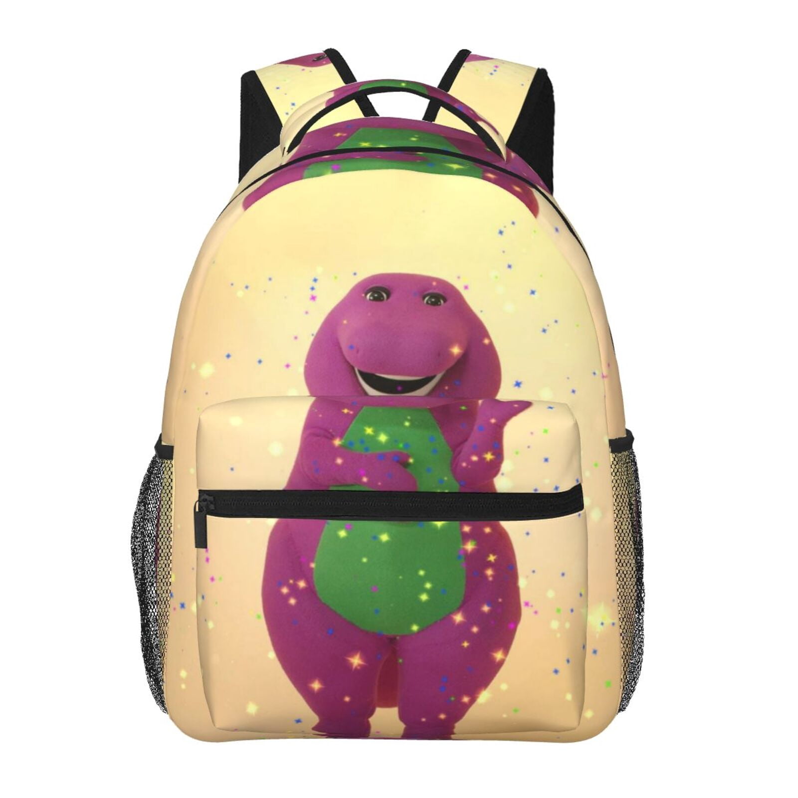 15.7in Barney Dinosaur Friends Backpack with Front Pocket Lightweight ...