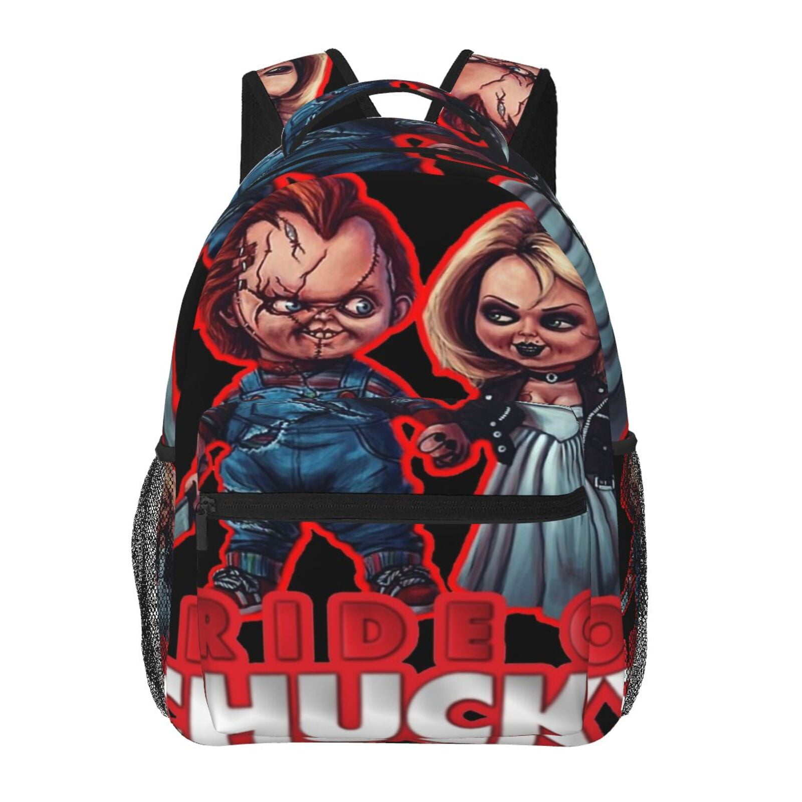 15.7in Bride of Chucky Backpack With Front Pocket School Bag For Kids ...