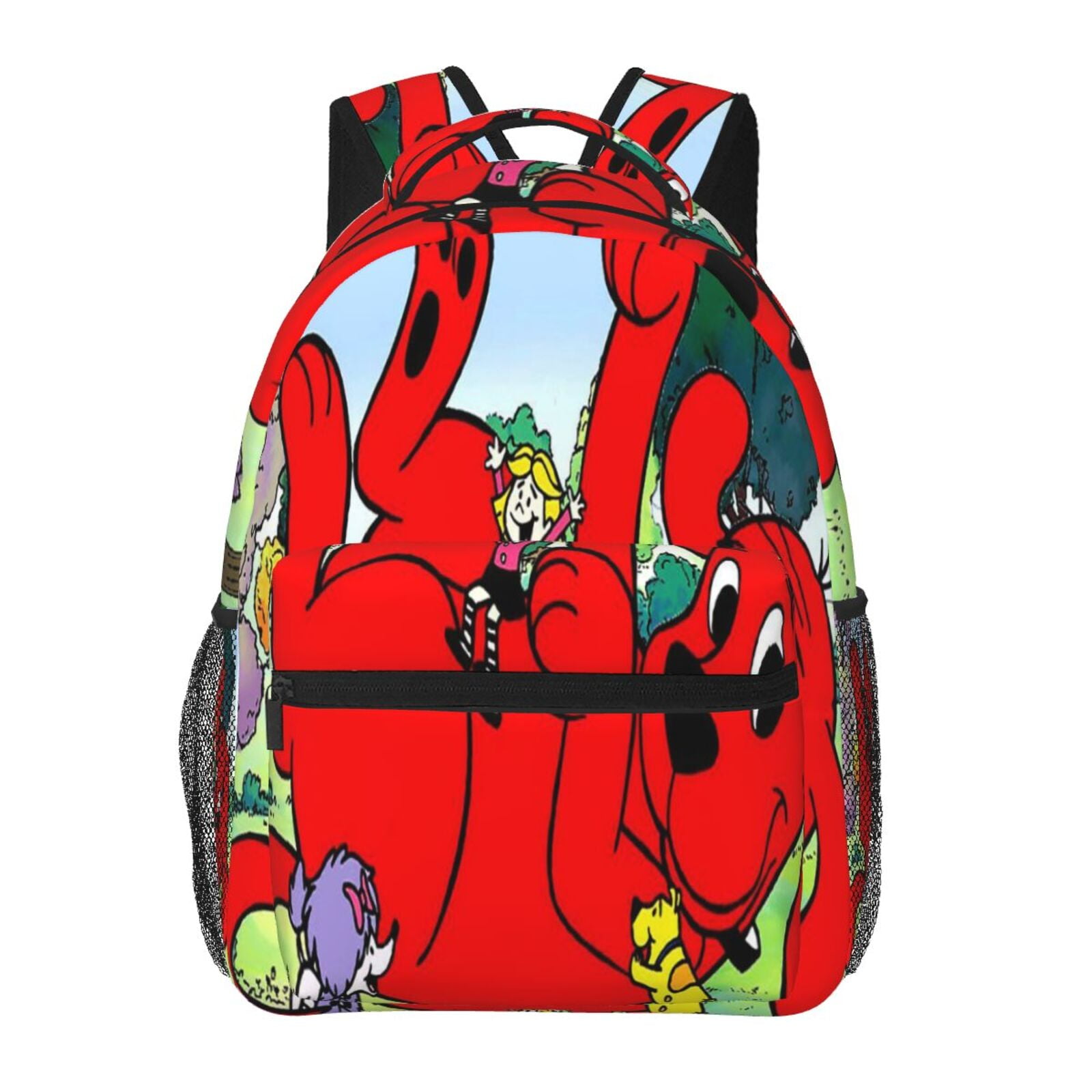 15.7in Clif-ford Big Red Dog Backpack with Front Pocket Lightweight ...