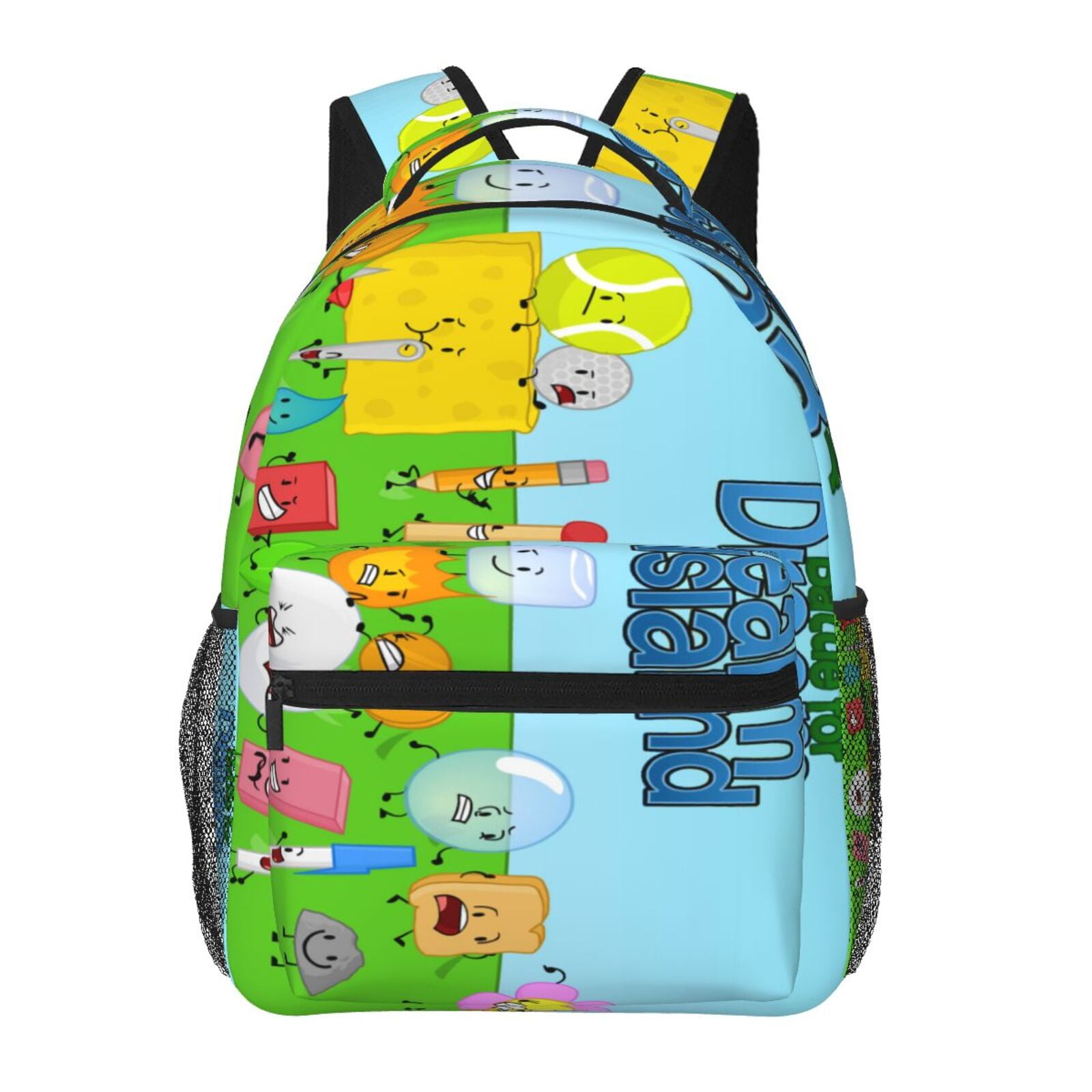 15.7in Game Bfdi Battle For Dream Island Backpack With Front Pocket ...