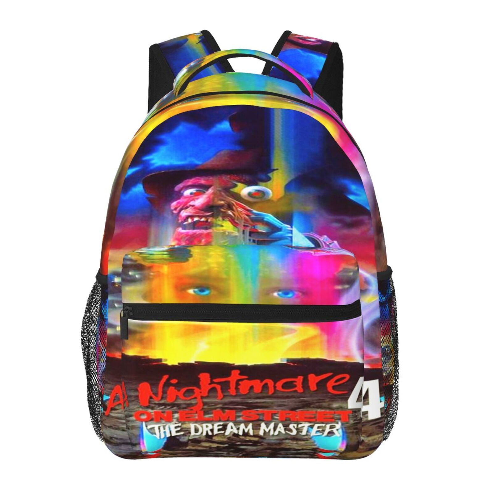 15.7in Horror Movie Freddy Krueger Backpack With Front Pocket School ...