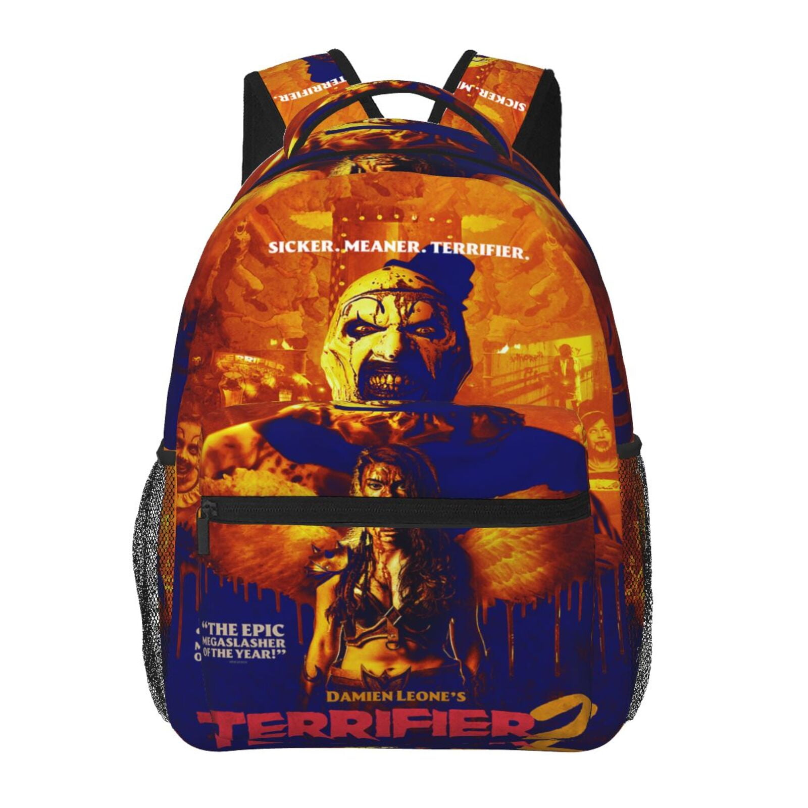 15.7in Horror Movie Terrifier Backpacks Cute Laptop bag Cartoon Bags ...