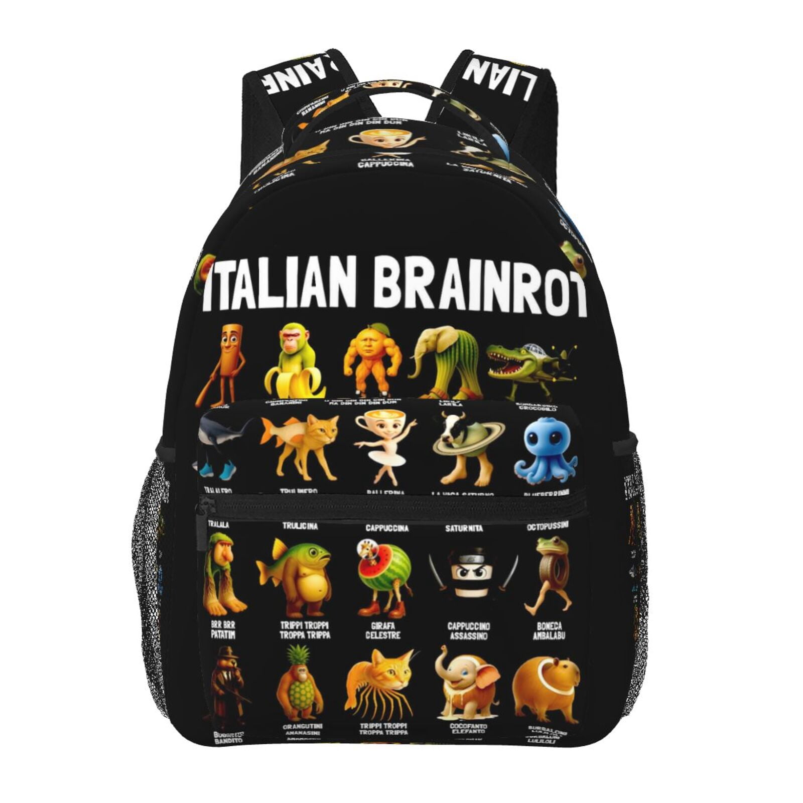 15.7in Italian Animal Brainro Backpacks Cute Laptop bag Cartoon Bags ...