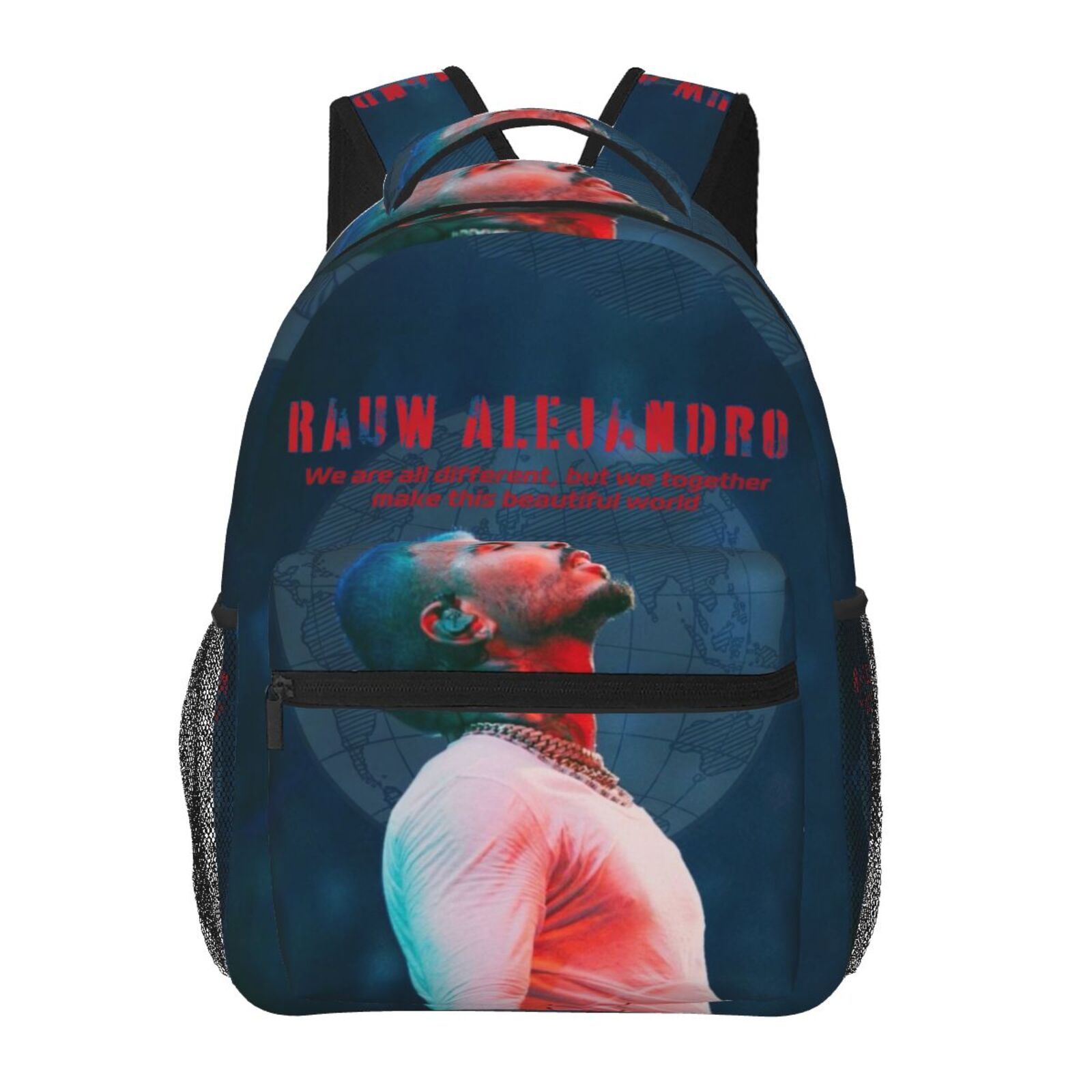 15.7in Rauw Alejandro Backpacks Cute Laptop Bag Cartoon Bags Bookbag ...