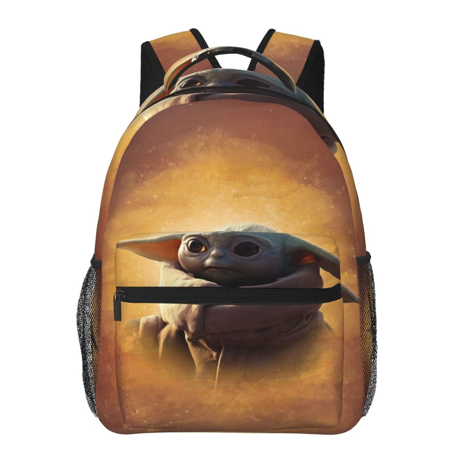 15.7in Baby Yoda Backpack With Large Pocket Lightweight School Bag ...