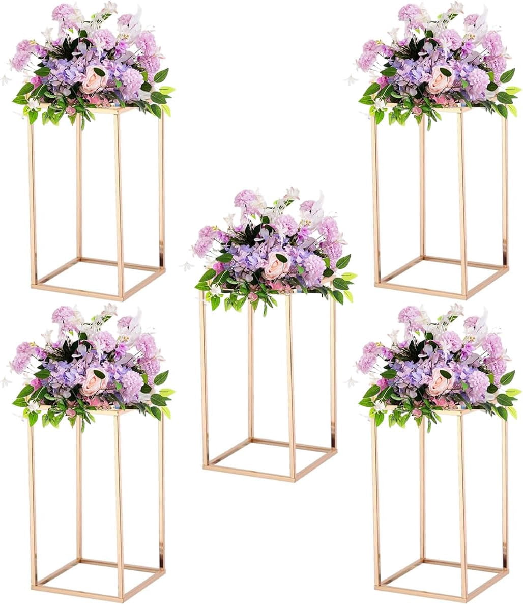 15.7inch Wedding Centerpieces for Tables,5pcs Gold Centerpieces,Tall ...
