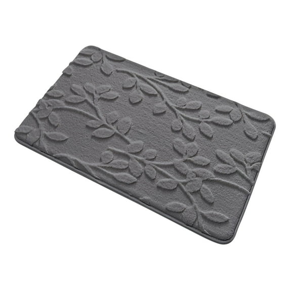 15.7x23.6 Inch Branch Leaf Pattern Front Door Mat,Non Slip Dirt Trapper ...