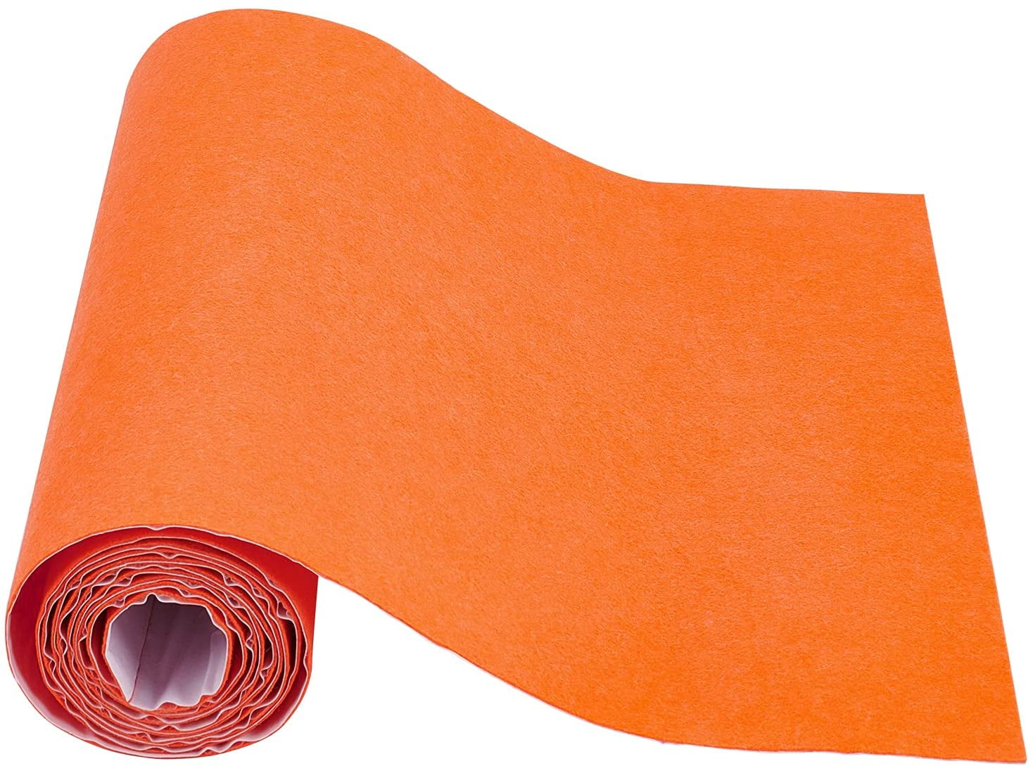 15.7x78.7" Orange Self-Adhesive Felt Fabric Orange Shelf Liner ...