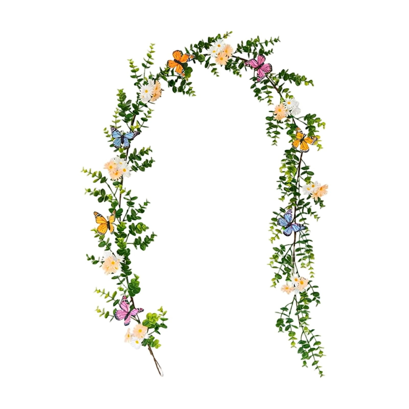 15.8" Heart-Shaped Valentine’s Day Tulip Wreath, Artificial White Pink ...