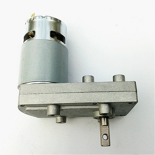 15 - 80 RPM High Speed DC Worm Geared Motor Micro Gear Motor 6V/12V/24V ...