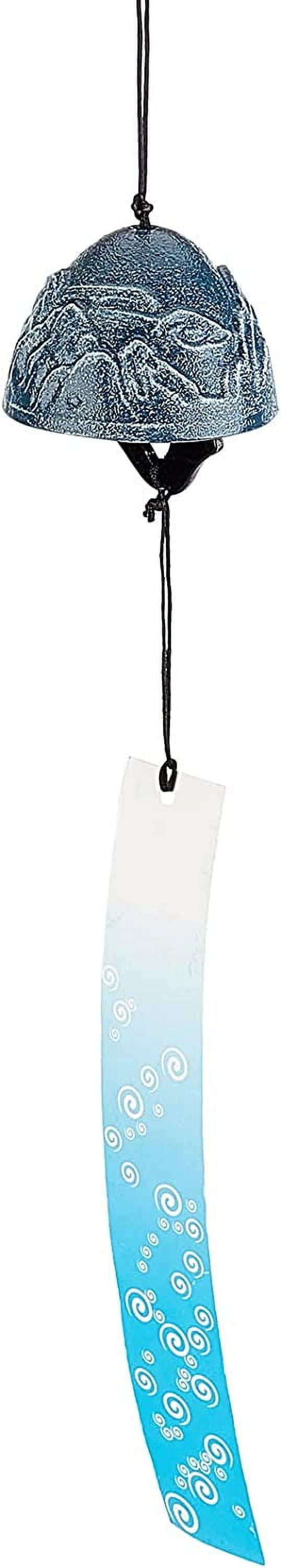 15.9 Inch Long Cone Iron Wind Chime Midnight Blue Nambu Ironware Wind ...