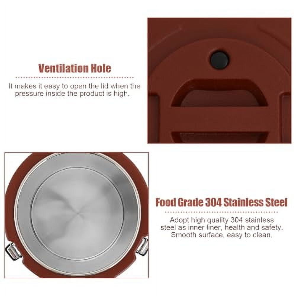 15.9QT Insulated Soup Container 4 Gallon Commercial Food Warmer for Hot ...
