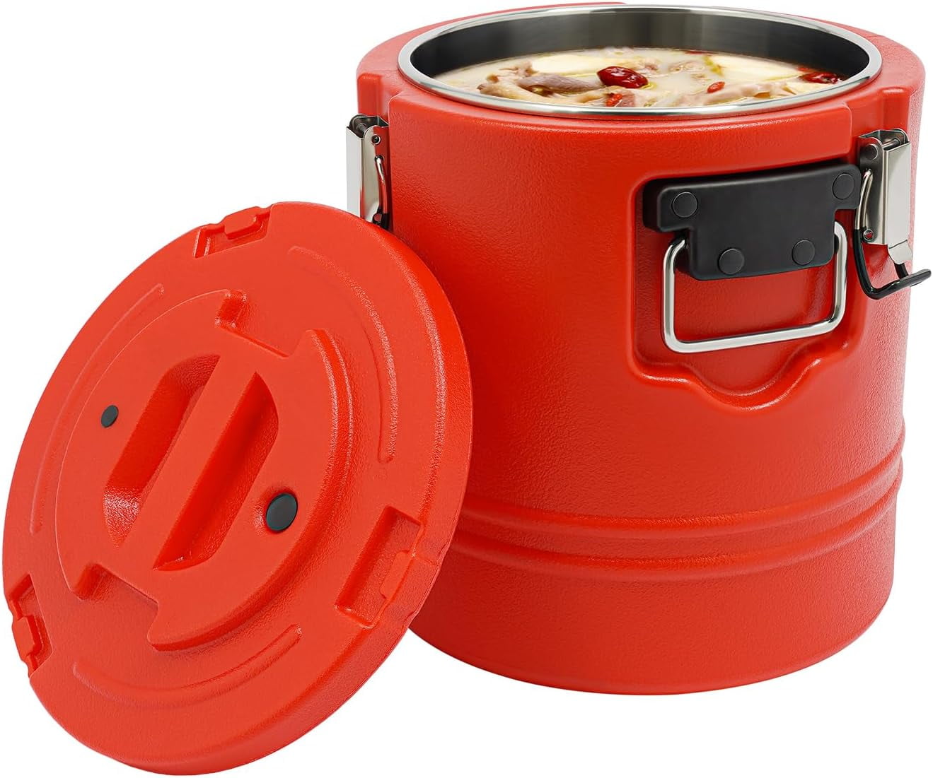 15.9QT Insulated Soup Container 4 Gallon Commercial Food Warmer for Hot ...