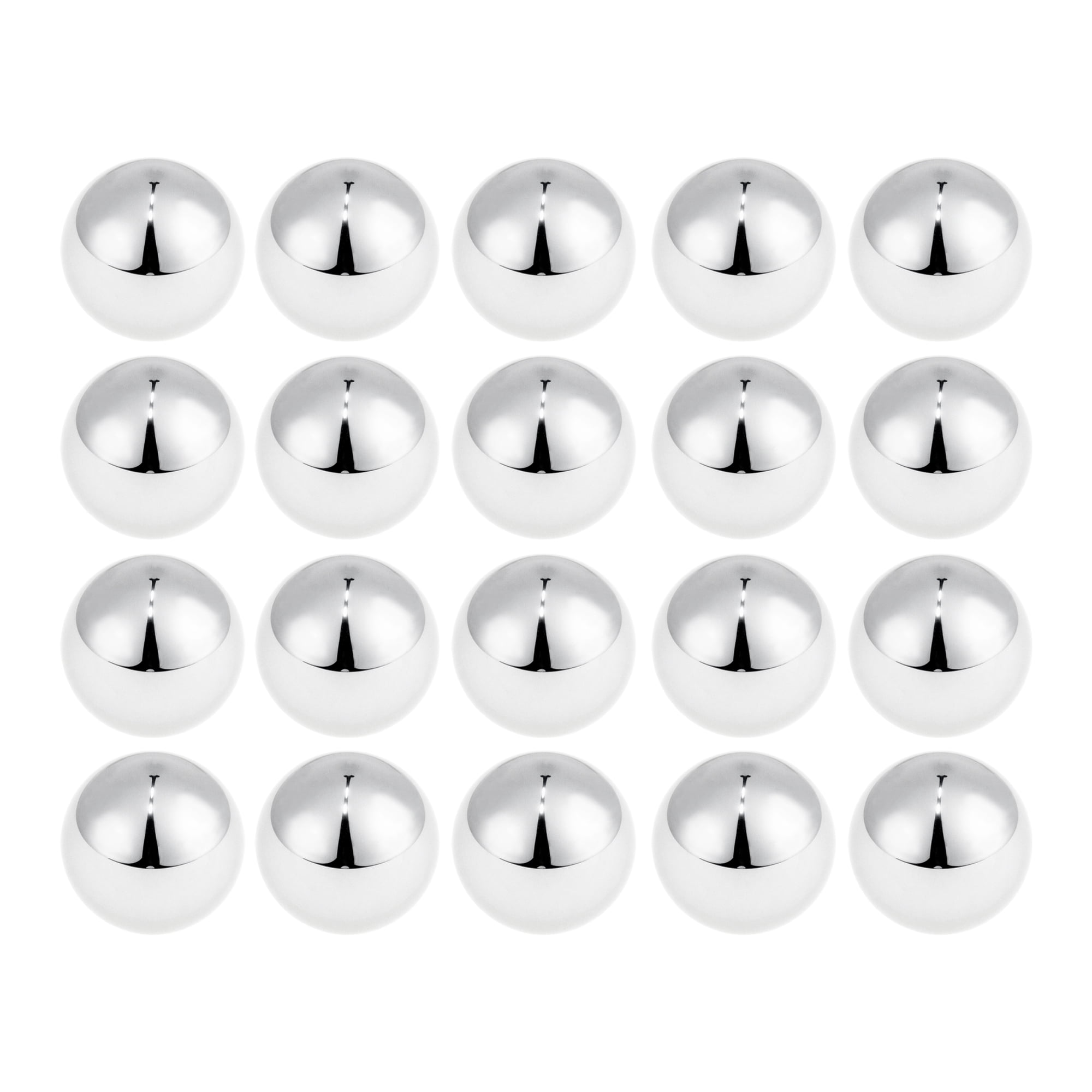 15.9mm Bearing Ball Bearing Steel G100 Precision Ball Silver Tone 20 ...