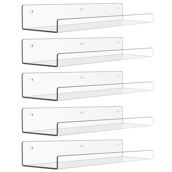 Clear Plastic Shelves for Home Storage and Display Solutions