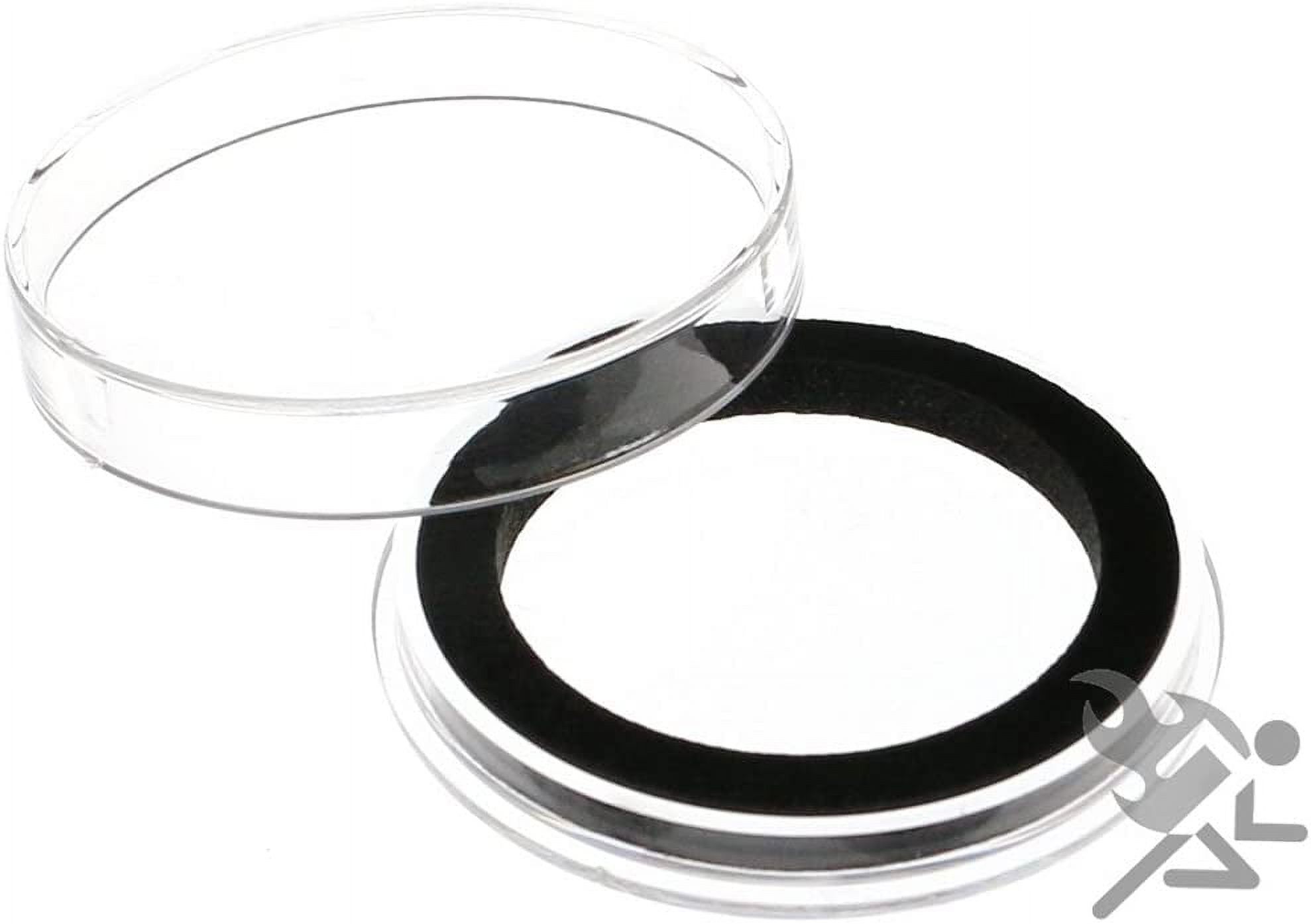 (15) Air-tite X38mm Black Ring Coin Holder Capsules for 1oz Silver ...