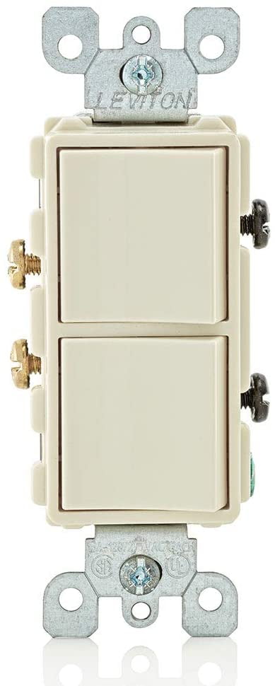 15 Amp, 120/277 Volt, Decora Single-Pole, AC Combination Switch ...