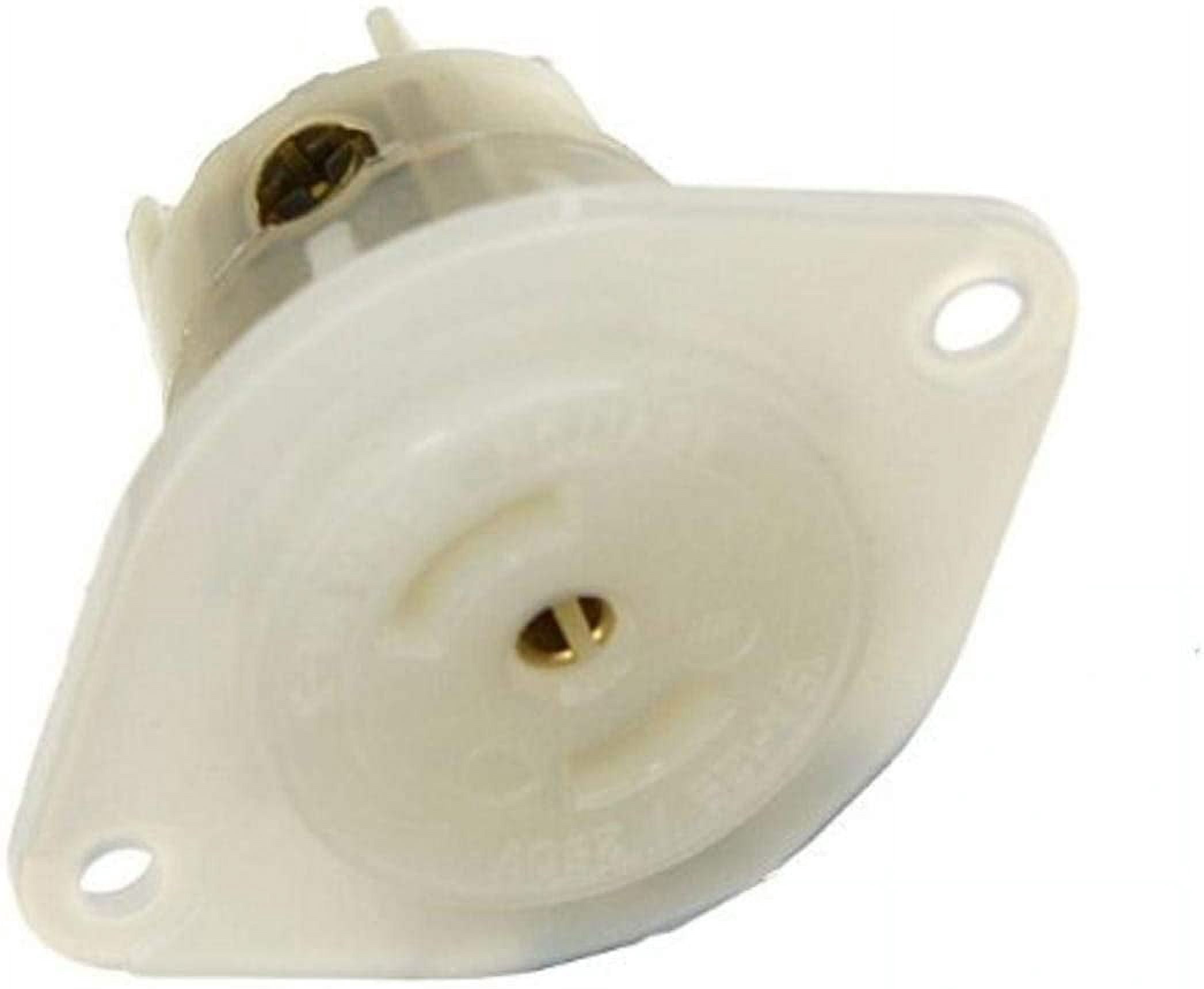 15 Amp, 125/250 Volt, Non-Grounding, Flanged Outlet Locking Receptacle ...