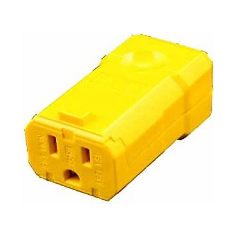 15 Amp, 125 Volt, Connector, Straight Blade, Industrial Grade ...