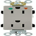 15 Amp, 125 Volt, Dera Plus Duplex Receptacle, Straight Blade, Hospital ...