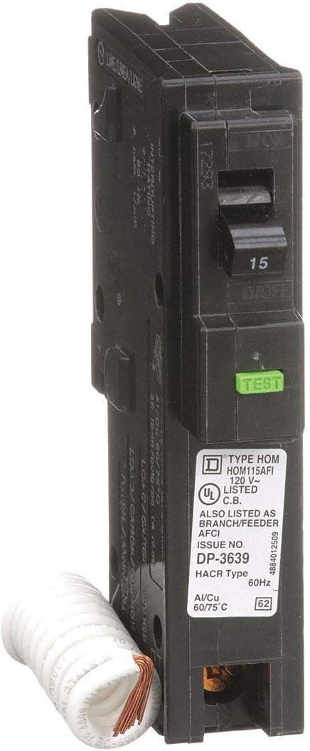 15-Amp HOM115AFI Miniature Circuit Breaker 120V 15A - Walmart.com