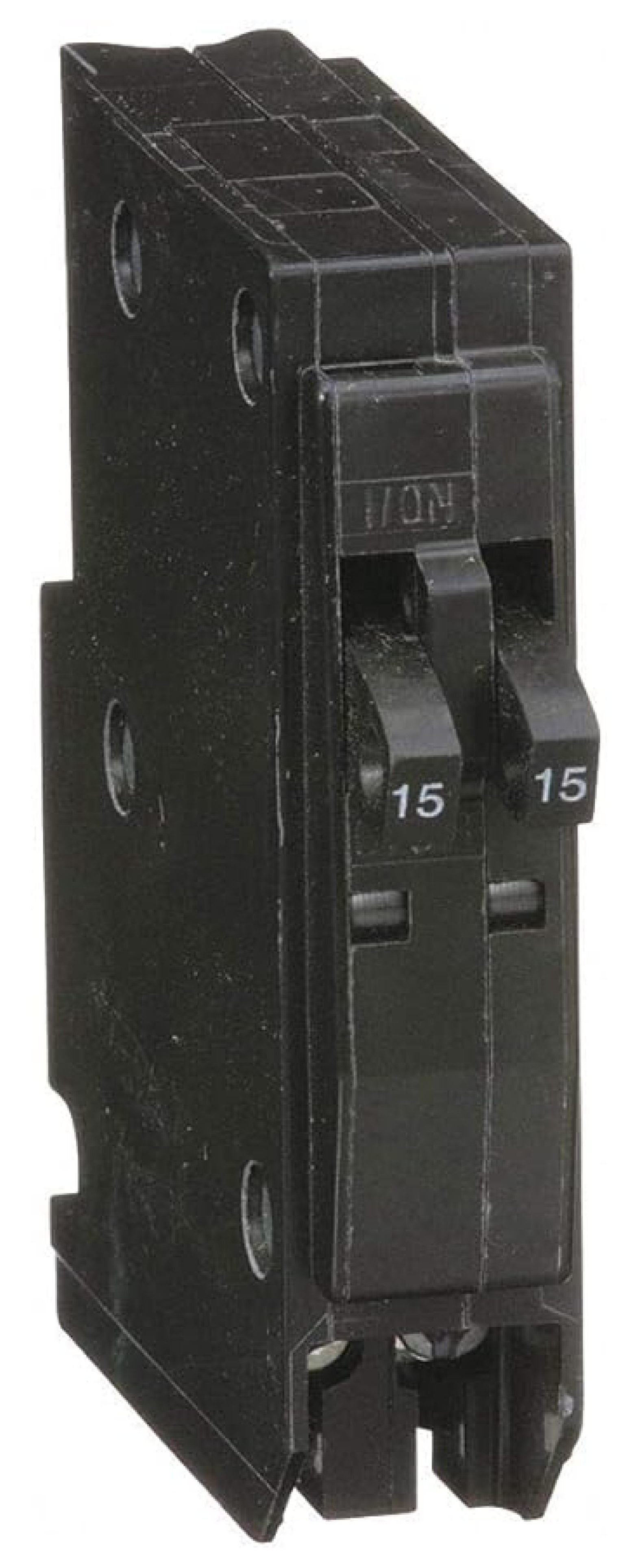 15 Amp Tandem Circuit Breaker - 1 Pole 120/240V Plug-In Breaker - QOT ...