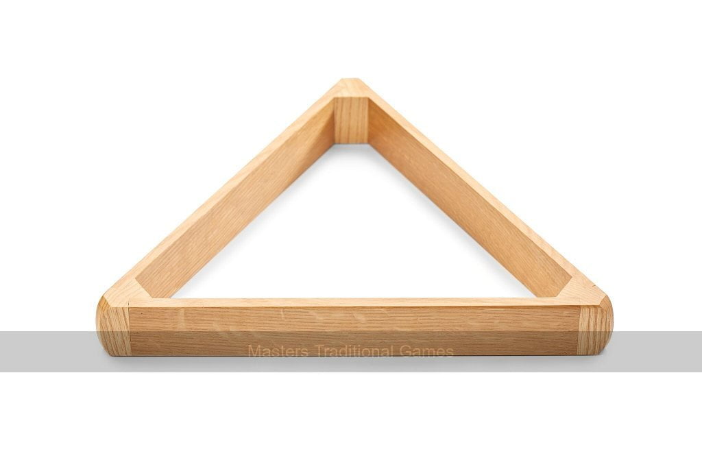 15 Ball Pool/Snooker Triangle - Oak - for 2 inch balls - Walmart.com