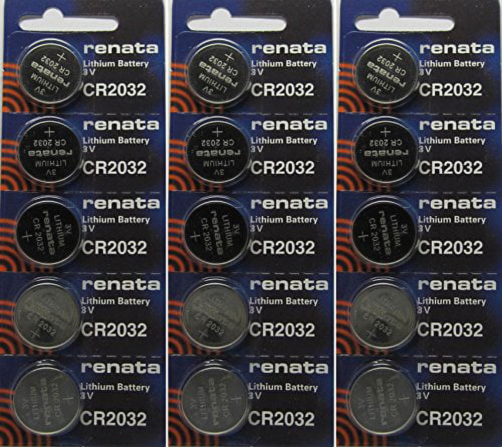 15 CR2032 Renata Watch Batteries - Walmart.com