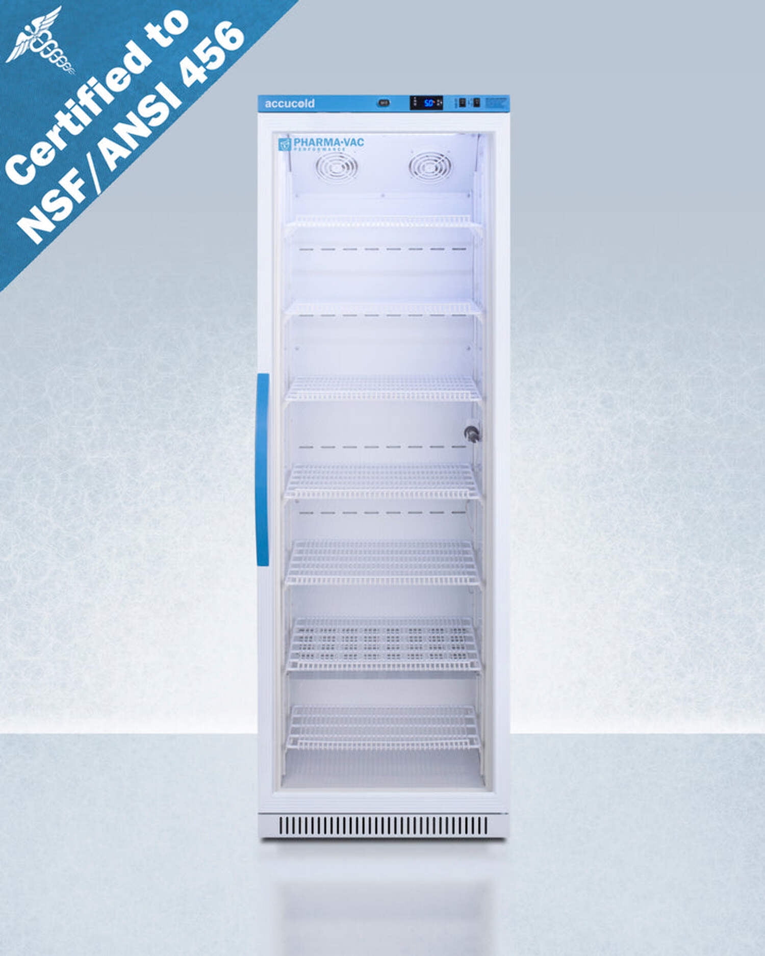 Accucold ARG15PV456 Upright Vaccine Refrigerator w/ 15 Cu.Ft., Single ...