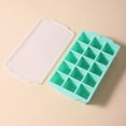15-Cube Ice Cube Tray with Lid | Easy Press Ice Maker for Home | Food ...