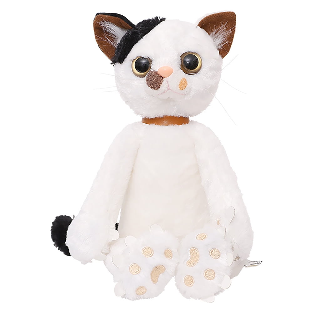 15" Cute Cat Plush Toys Dolls Discontented Cat Doll Paw Paw Cat Ragdoll ...
