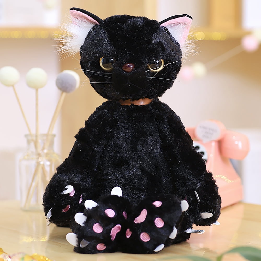 15" Cute Cat Plush Toys Dolls Discontented Cat Doll Paw Paw Cat Ragdoll ...