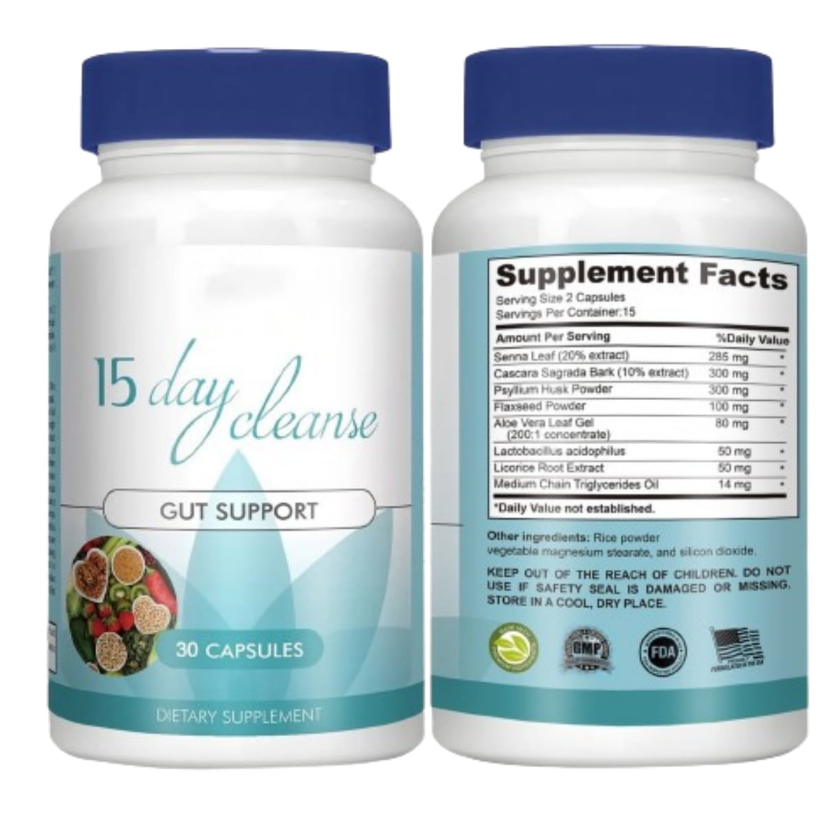 15 Day Gut Cleanse, 15 Day Cleanse Bowel Dissolving Capsules,dvanced ...